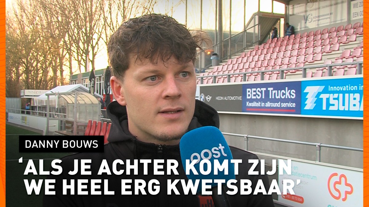 💬 Danny Bouws: ‘Als je achter komt zijn we heel erg kwetsbaar ...