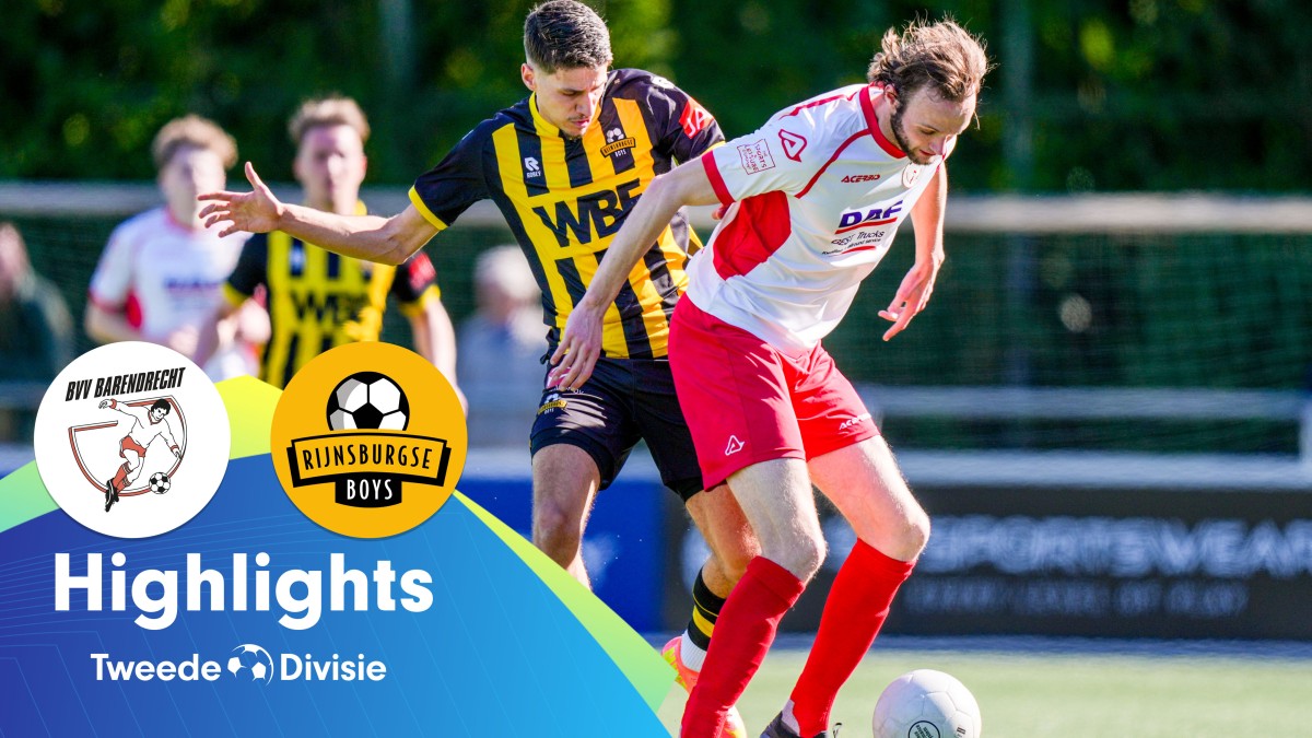🎩 HATTTRICK Van der Weijden! | Highlights BVV Barendrecht - Rijnsburgse Boys - Eyecons