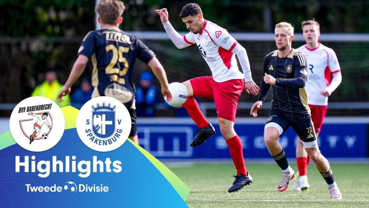 🧮 DOELPUNTRIJK duel! | Highlights BVV Barendrecht - SV Spakenburg - Eyecons
