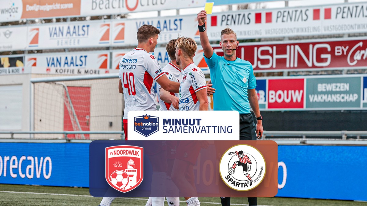 vv Noordwijk vs. Jong Sparta Rotterdam | Betnation Divisie 23/24 ...