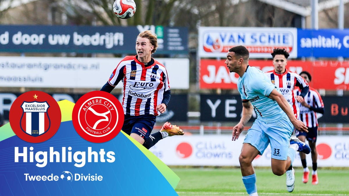 5️⃣ Beloften naderen TOP VIJF! | Highlights Excelsior Maassluis - Jong Almere City FC - Eyecons