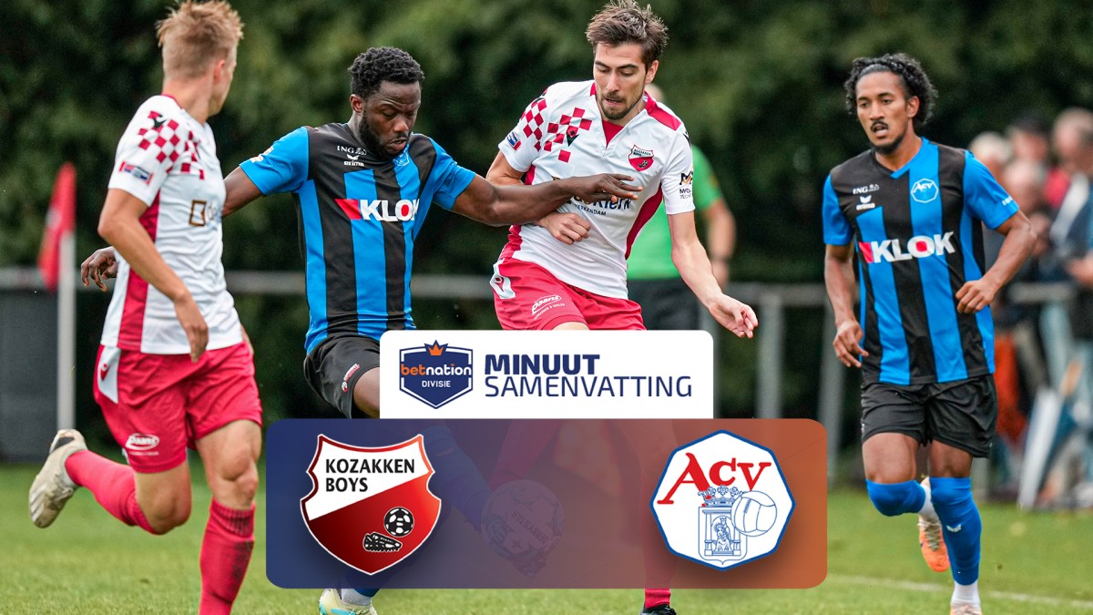 Kozakken Boys vs. ACV Assen | Betnation Divisie 23/24 (Minuut Samenvatting) - Eyecons