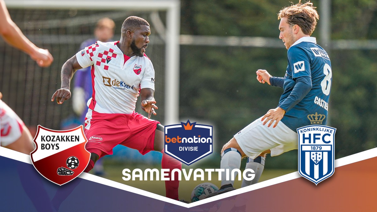 FRAAIE GOALS in eerste helft ⚽ | Kozakken Boys vs. Koninklijke HFC ...